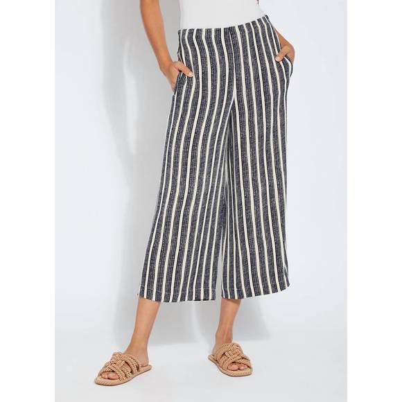 Lysse | Pants & Jumpsuits | New Lysse Marine Wide Leg Crop Pants In ...